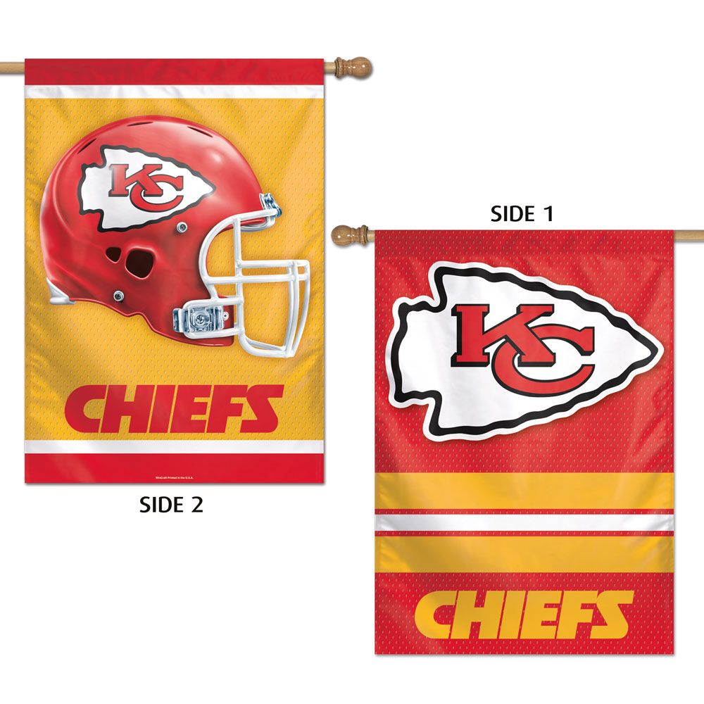 Kansas City Chiefs Banner - Double Sided — Flags Unlimited