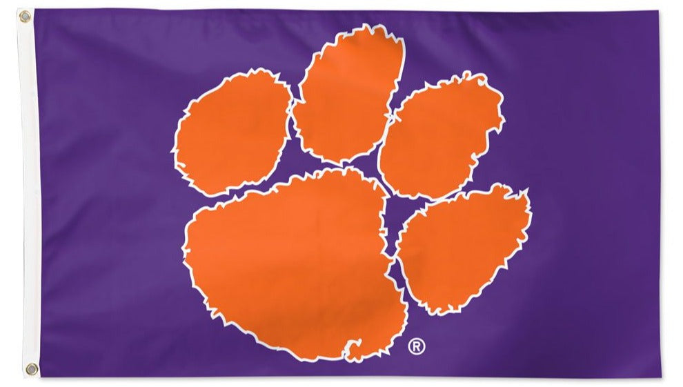Clemson Tigers Flag Purple — Flags Unlimited