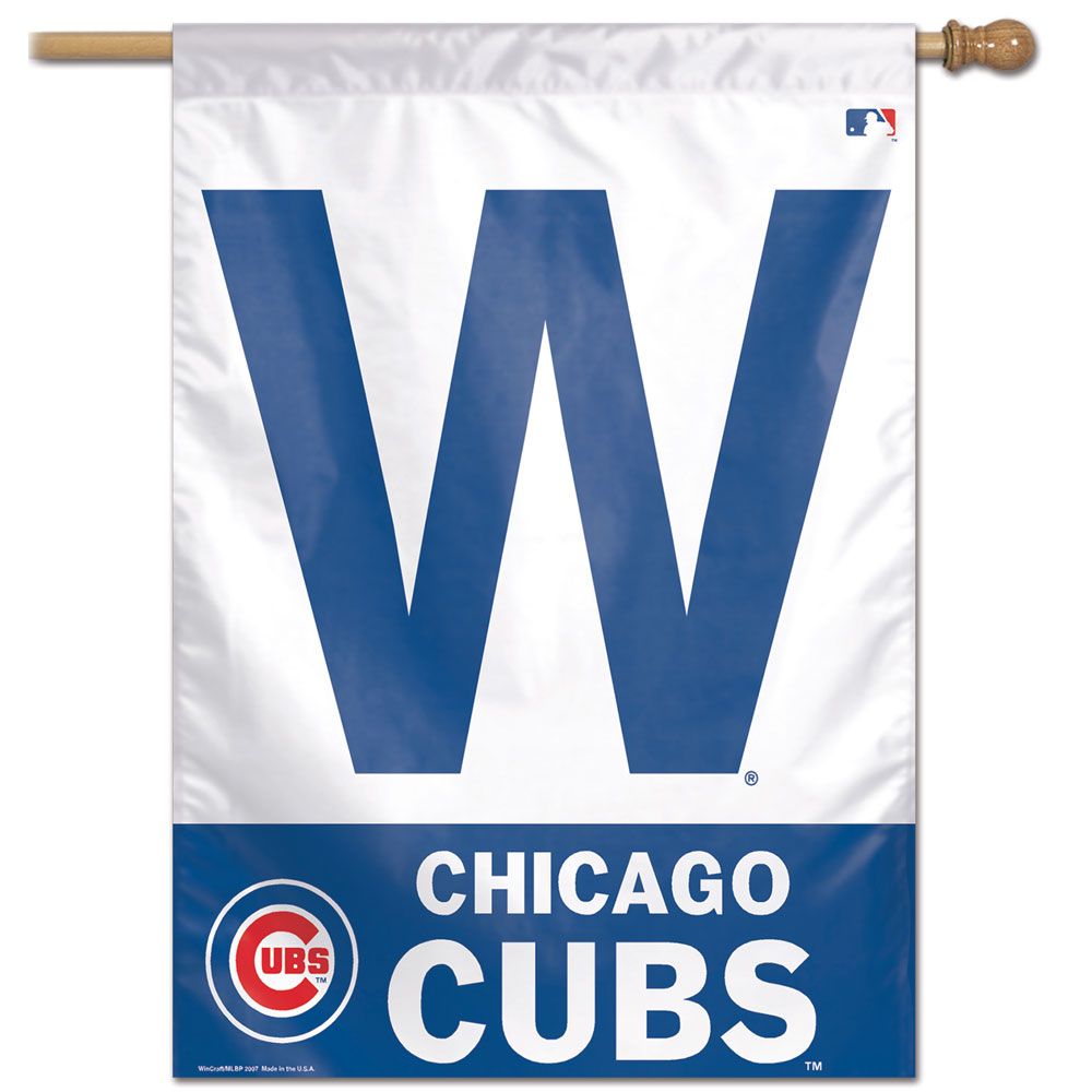Chicago Cubs Win W banner and flag, Wrigley Win Banner and Flag MLB ...