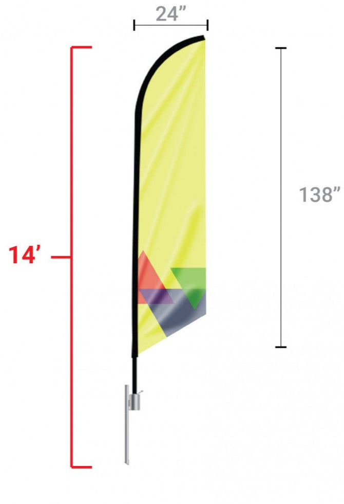 Custom Feather Flag — Flags Unlimited