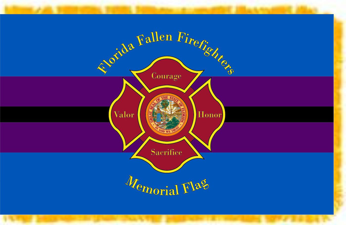 Florida Fallen Firefighters Memorial Flag — Flags Unlimited
