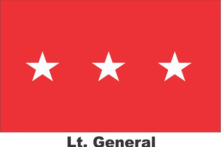 Army Officer Flag, Army Lt. General Flag, Army Major General flag, Army ...