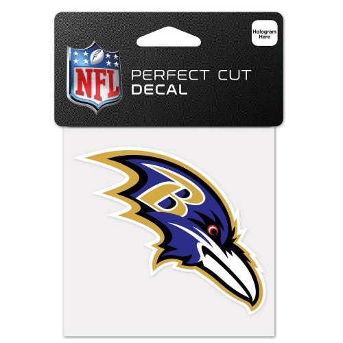 Baltimore Ravens Decal Sticker - Vinyl DECAL - 4"x4" — Flags Unlimited