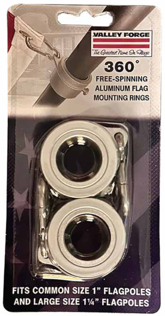 Aluminum Rotating Flag Ring - Pair — Flags Unlimited
