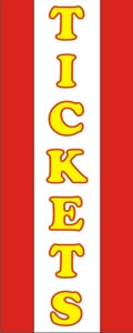 Tickets, ticket concession flag from Flags Unlimited