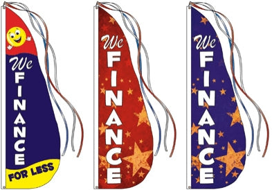 We Finance Feather Flags from Flags Unlimited