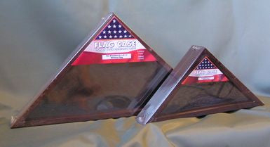 Cherry Wood Flag Display Case from Flags Unlimited