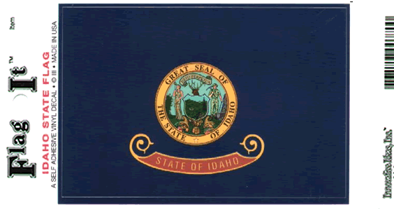 Idaho Flag Decal Sticker - Durable Vinyl From Flags Unlimited