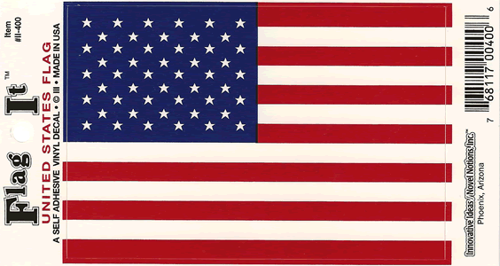 United States Flag Decal Sticker - Durable Vinyl From Flags Unlimited