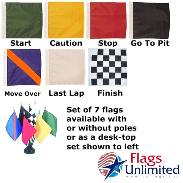 Auto Racing Flag Set, Complete Racing Flag set at Flags Unlimited