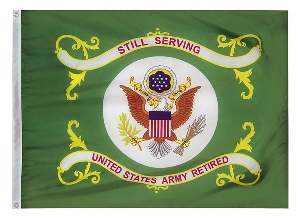 US Army Retired Flag for Sale | Retired US Army Flag | US Army Retired ...
