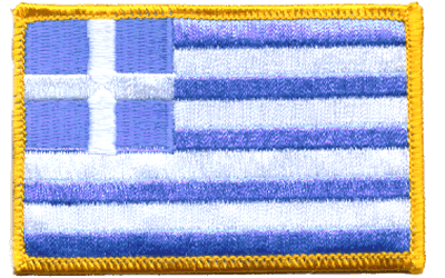 Greece Flag Patch Iron On Patches - From Flags Unlimited