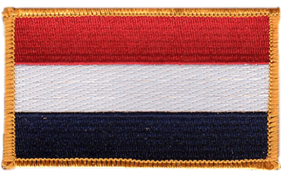 Netherlands (Holland) Flag Patch Iron On Patches - From Flags Unlimited