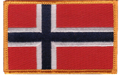 Norway Flag Patch Iron On Patches - From Flags Unlimited