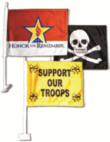 Custom Car Flags | Custom Car Window Flags For Sale | Digitally Printed ...