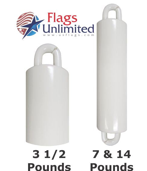 Flagpole Counterweight for Internal Halyard Flagpole — Flags Unlimited