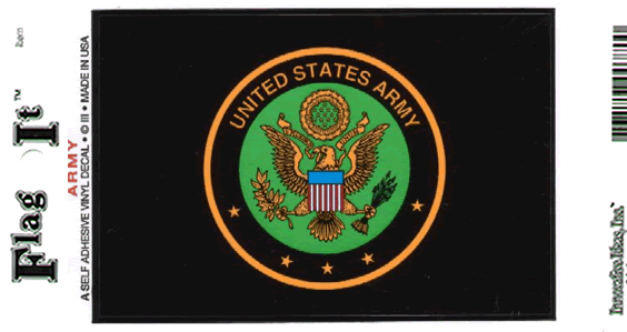 Army Seal Decal Sticker - Durable Vinyl From Flags Unlimited