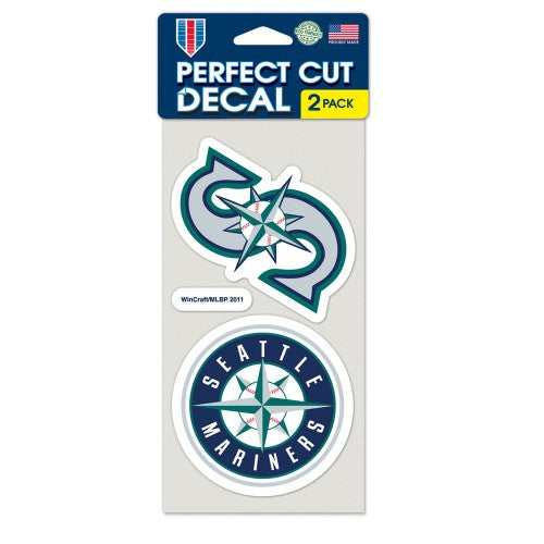 Seattle Mariners Decal Sticker Pack From Flags Unlimited