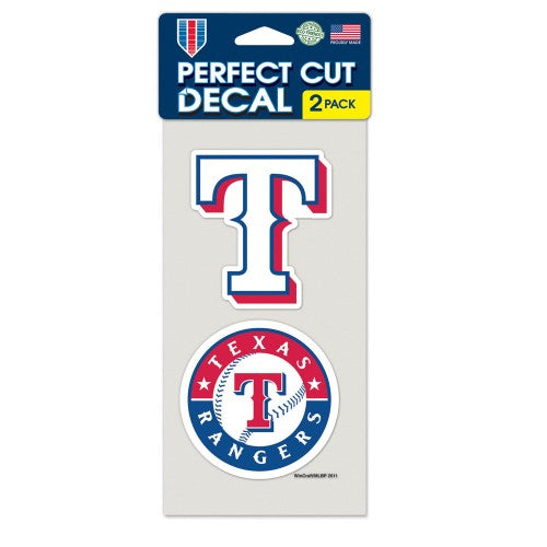 Texas Rangers Decal Sticker Pack From Flags Unlimited