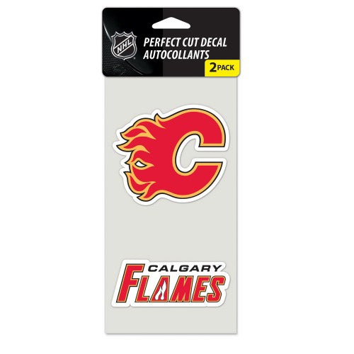 Calgary Flames Decal Sticker Pack From Flags Unlimited