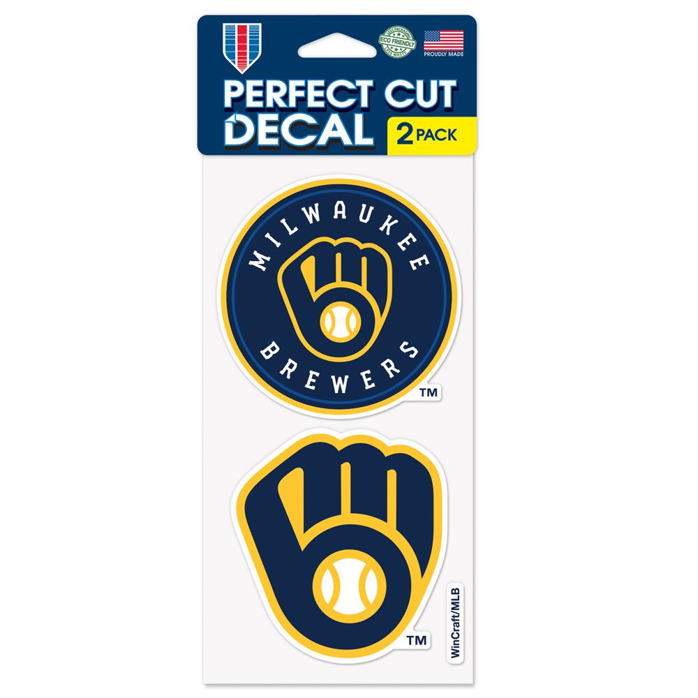 Milwaukee Brewers Decal Sticker Pack From Flags Unlimited