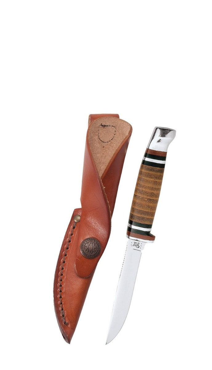Case Leather Mini FINN Hunter with Leather Sheath — Flags Unlimited