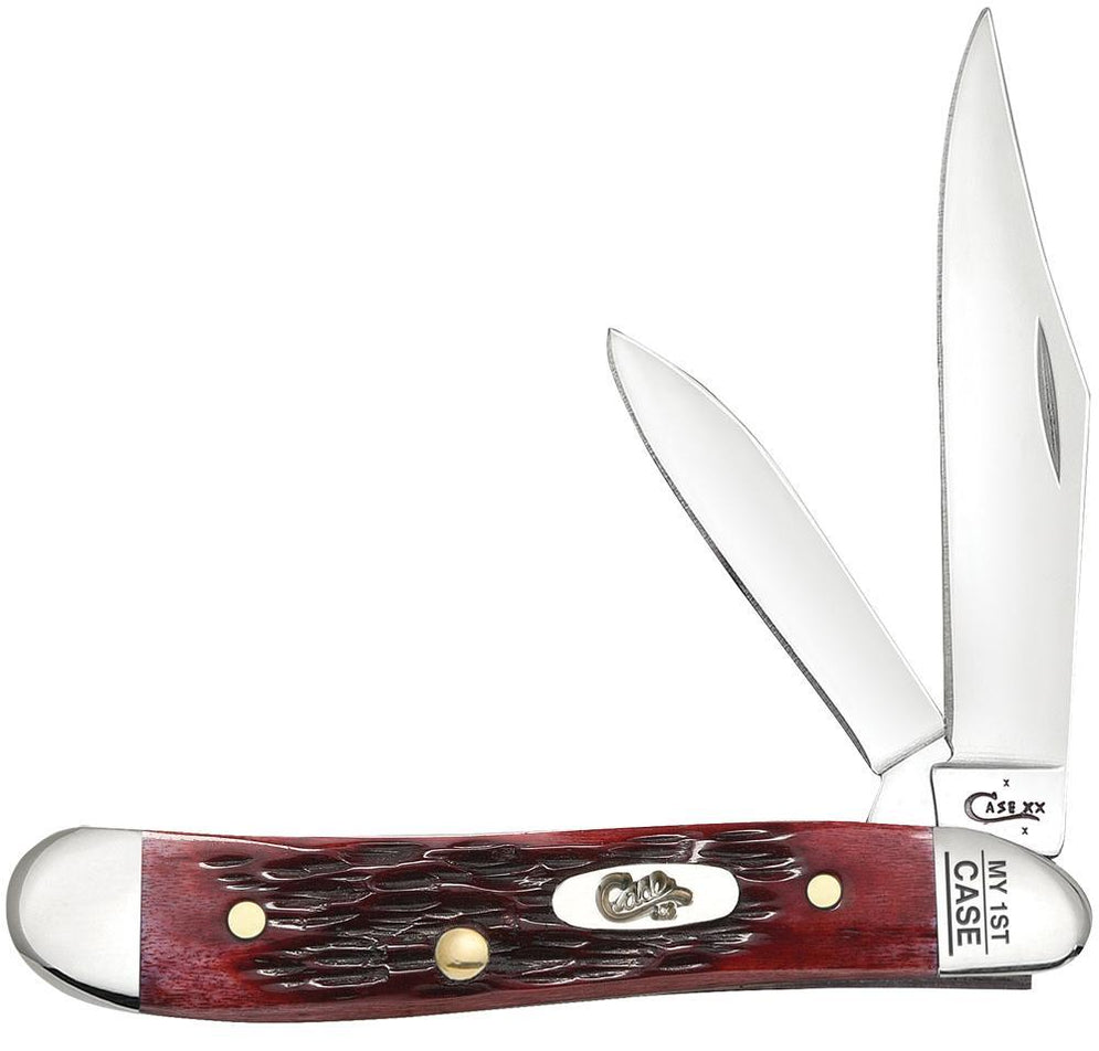Case My First Case Peach Seed Jig Old Red Bone Peanut — Flags Unlimited