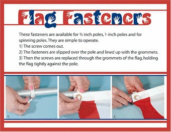 Flag Mounting Rings EZ Grippers from Flags Unlimited