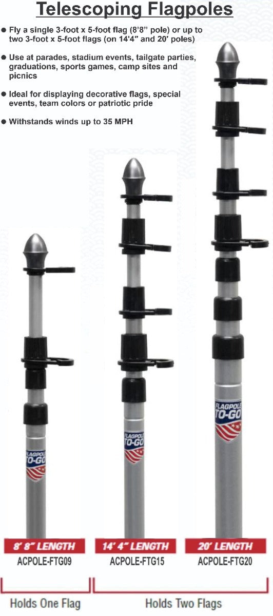 Flagpole To Go Portable Flag Pole — Flags Unlimited