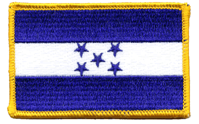 Honduras Flag Patch Iron On Patches - From Flags Unlimited
