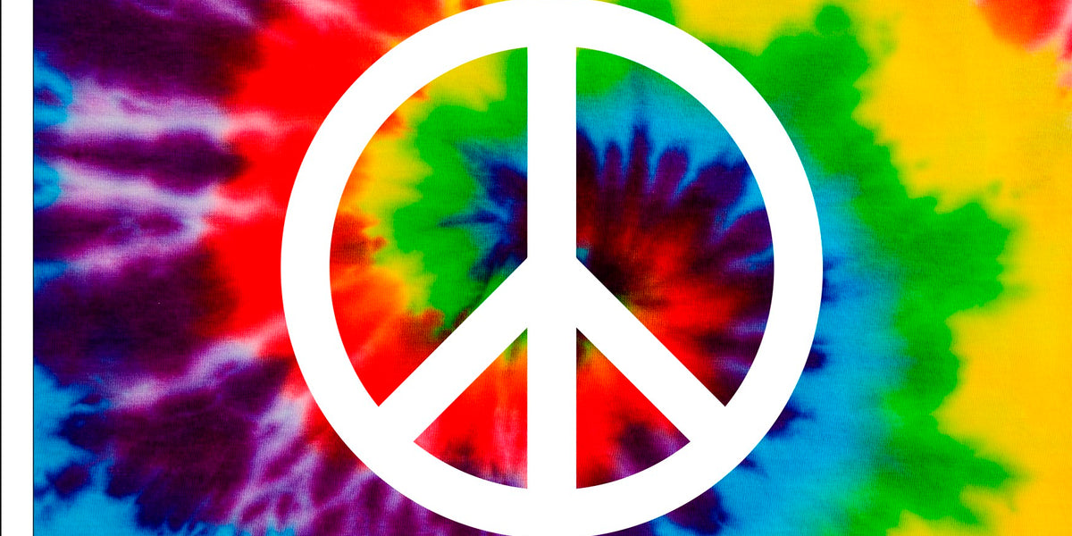 Tie Dye Peace Sign Wallpaper