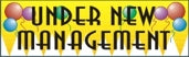 Under New Management Banner from Flags Unlimited